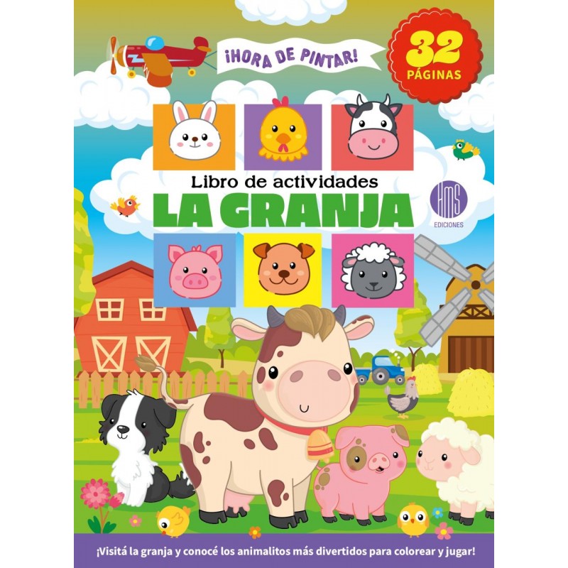 Libro de Actividades La Granja 32 Pág. x Mayor | Distribuidora Pilita